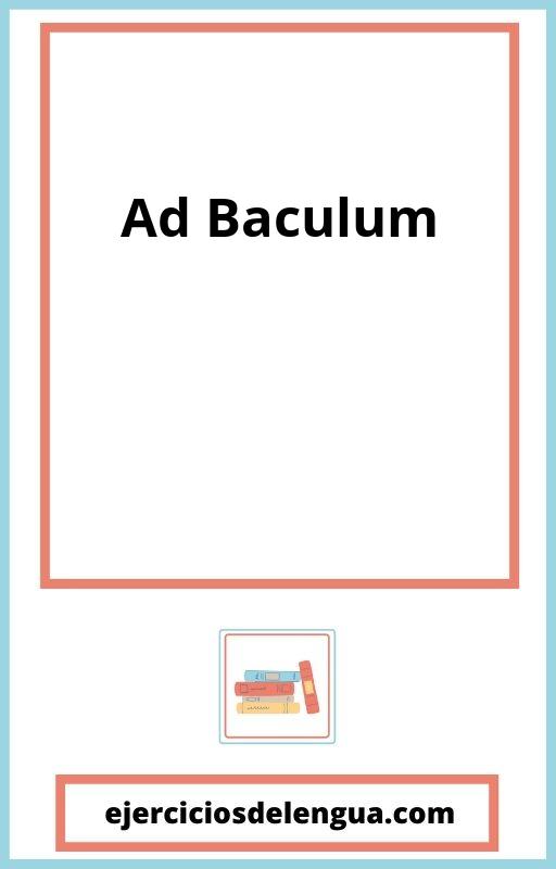 Ad Baculum Ejemplos 】 2025